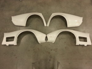 1968-1972 CORVETTE 2 x 4 FLARED FENDERS FACTORY WHEEL EDGE *special ...