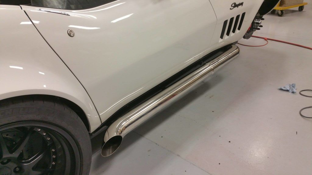 C2 / C3 Side Exit Exhaust Smoothy Style Transition Pipes - Custom Image ...