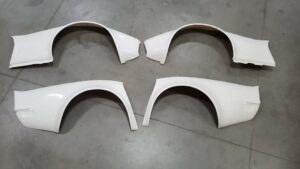 1968-1972 FLARED FENDER KIT 4" FRONTS, 5" REARS - Custom Image Corvettes