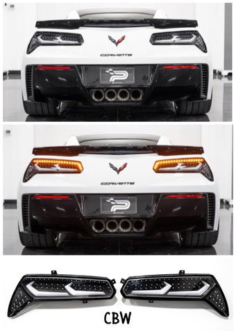2014-2019 C7 CORVETTE C8-STYLE SEQUENTIAL LED TAIL LIGHTS [AUTO ...