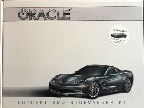 2005-2013 C6 CORVETTE ORACLE SMD CONCEPT SIDE MARKERS (SET OF 4 ...