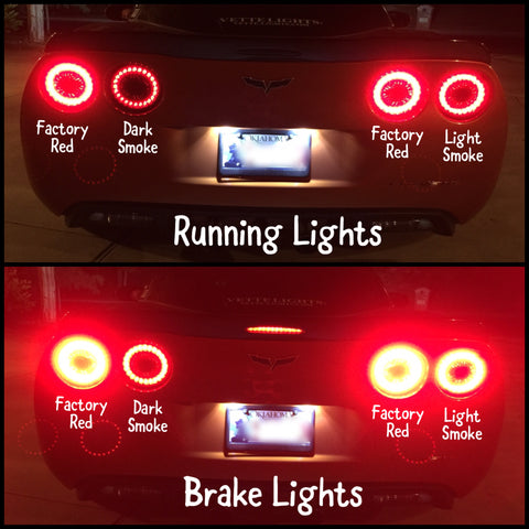 2005-2013 C6 CORVETTE EAGLE EYE LED TAIL LIGHTS (SET) - Custom Image ...