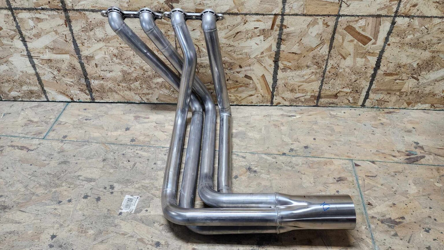 C2/C3 CORVETTE LS SWAP STAINLESS STEEL SIDE EXIT HEADERS - MILL FINISH ...
