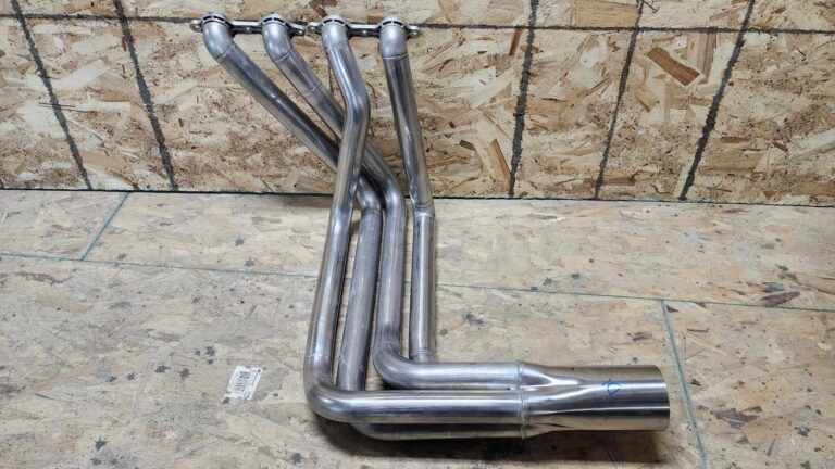 C2/C3 CORVETTE LS SWAP STAINLESS STEEL SIDE EXIT HEADERS - MILL FINISH ...