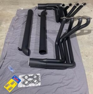 C2/C3 CORVETTE LS SWAP STAINLESS STEEL SIDE EXIT HEADERS - CERAMIC ...